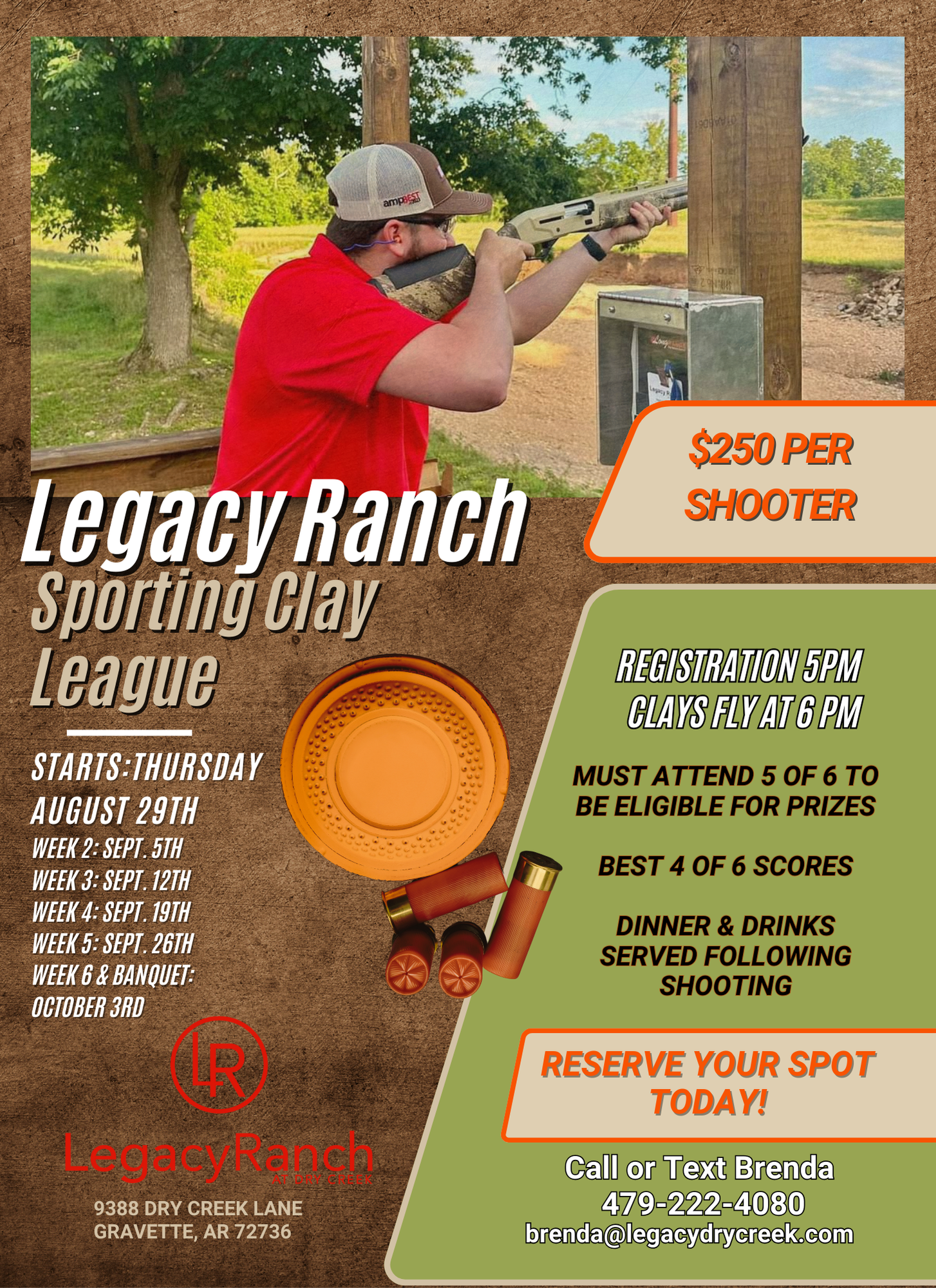 Flyer Fall Sporting Clay League - Northwest Arkansas' Premier Event ...